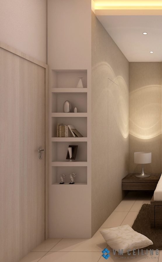 Bedroom Partition Wall Singapore HDB - Clementi - VM False Ceiling ...