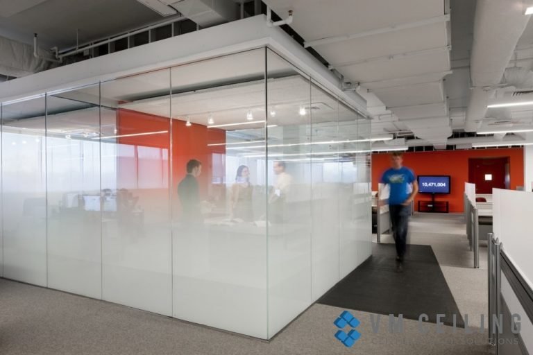 Glass Partition Wall - VM False Ceiling Singapore Partition Wall Contractor