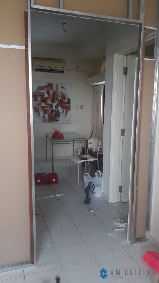 Room Partition Wall Singapore HDB - East Coast - VM False Ceiling ...