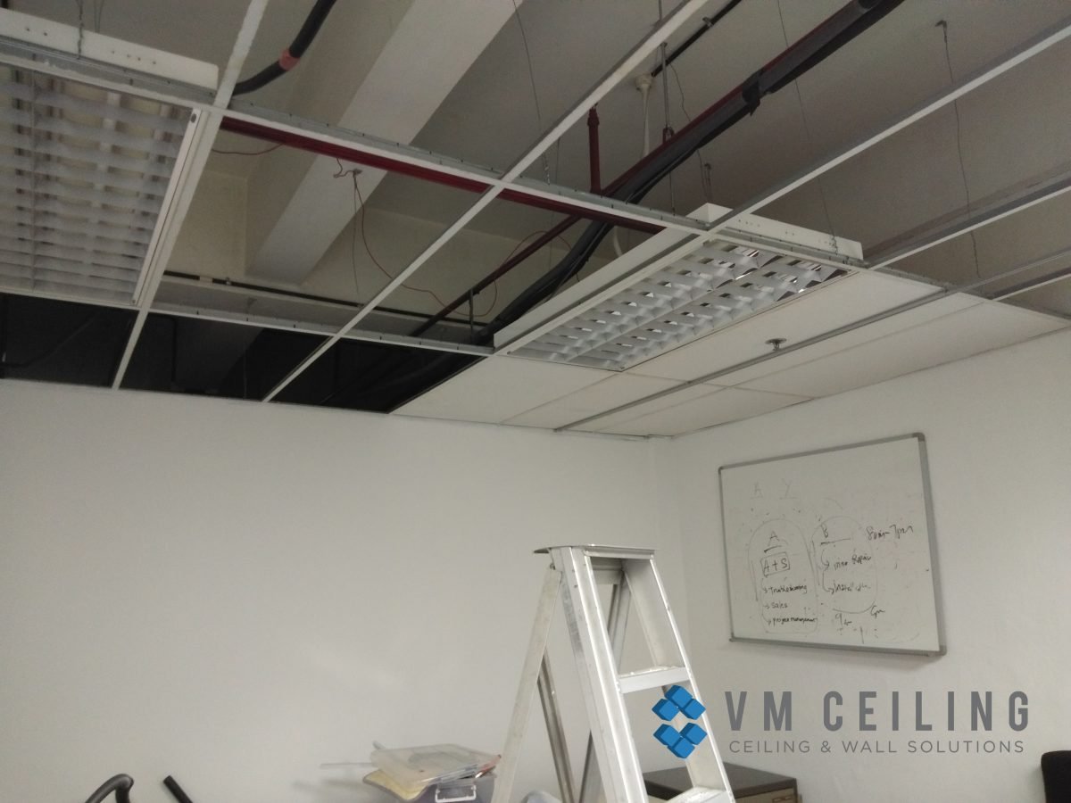 False Ceiling Renovation Singapore Commercial Office Meeting Room ...