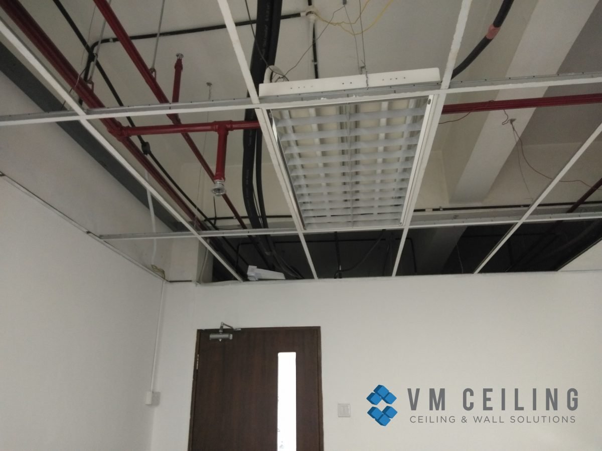 False Ceiling Renovation Singapore Commercial Office Meeting Room ...